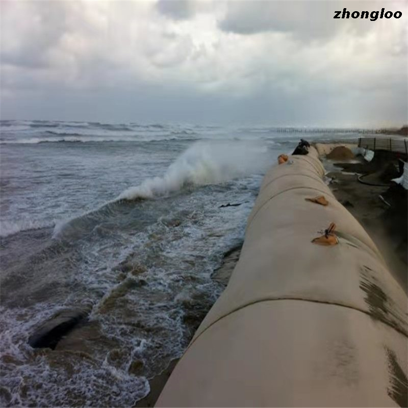 Geotextile Tube Geotube for Breakwater / Seawall / Dam / Flood Erosion ...